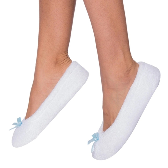 isotoner | Shoes | Isotoner Classic Terry Ballerina Slippers | Poshmark